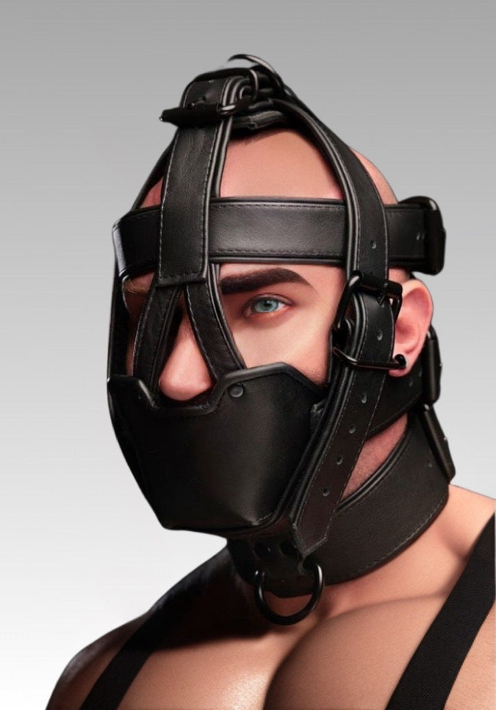 BDSM Leather Muzzles | Bondage Gags & Sub Restraints