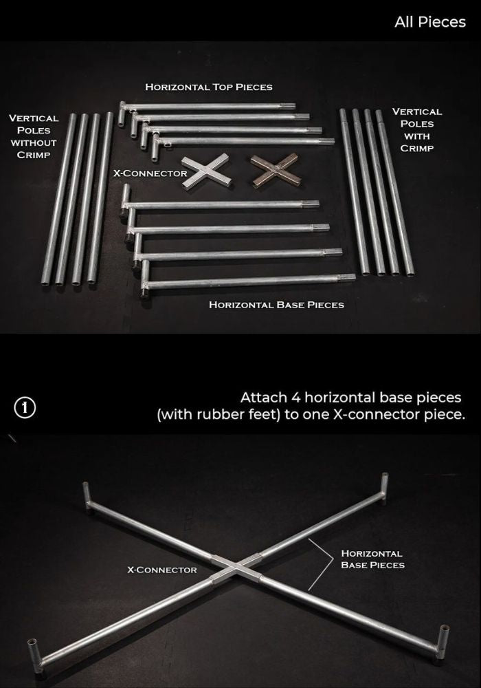 Heavy Duty Portable Sex Sling Frame - BDSM Freestanding Stand